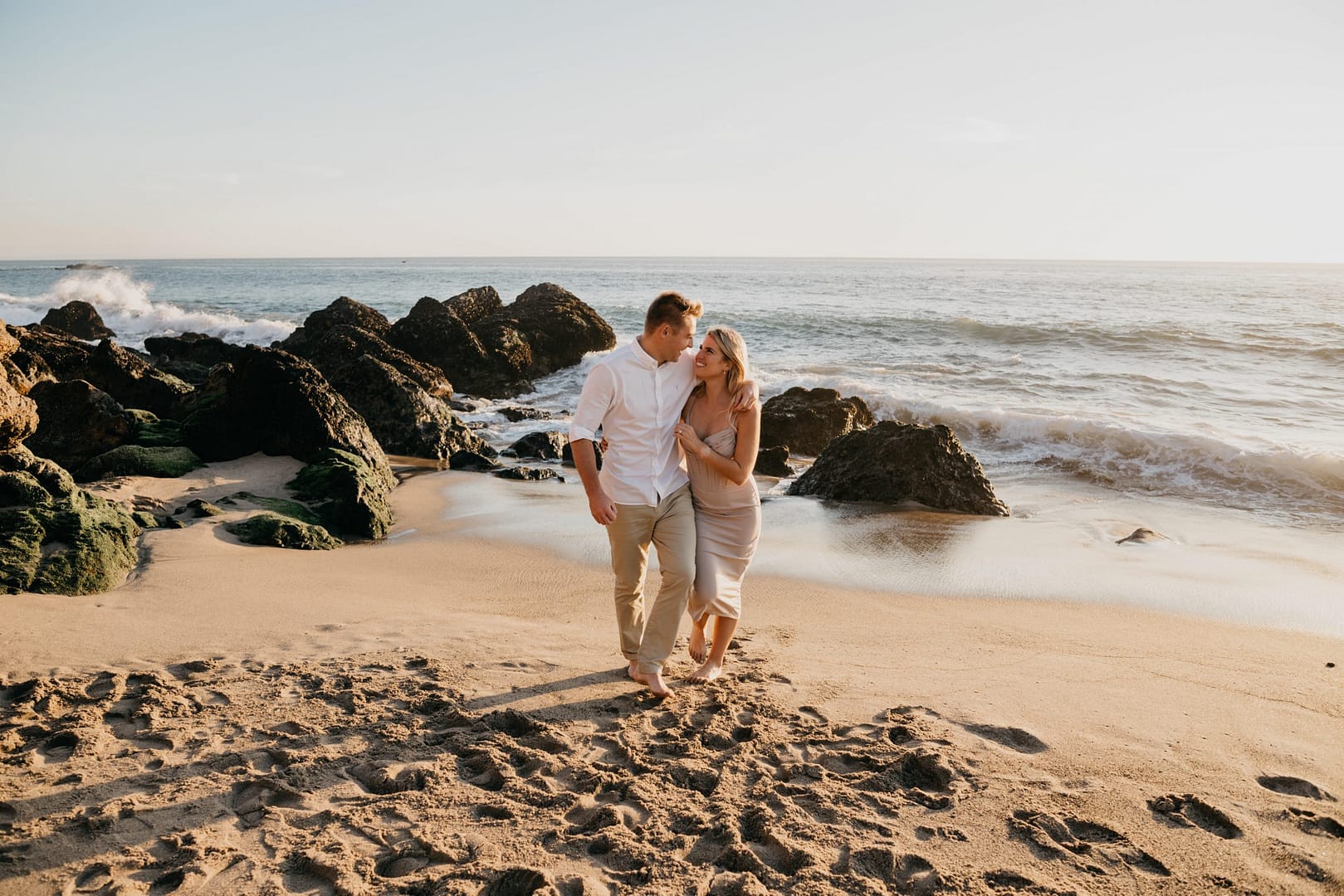 Point Dume Surprise Proposal in Malibu - Fatima Elreda Photo